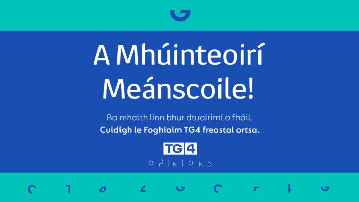 TG4 | TG4 wants to hear from Secondary School Teachers – Survey | 2025 ...